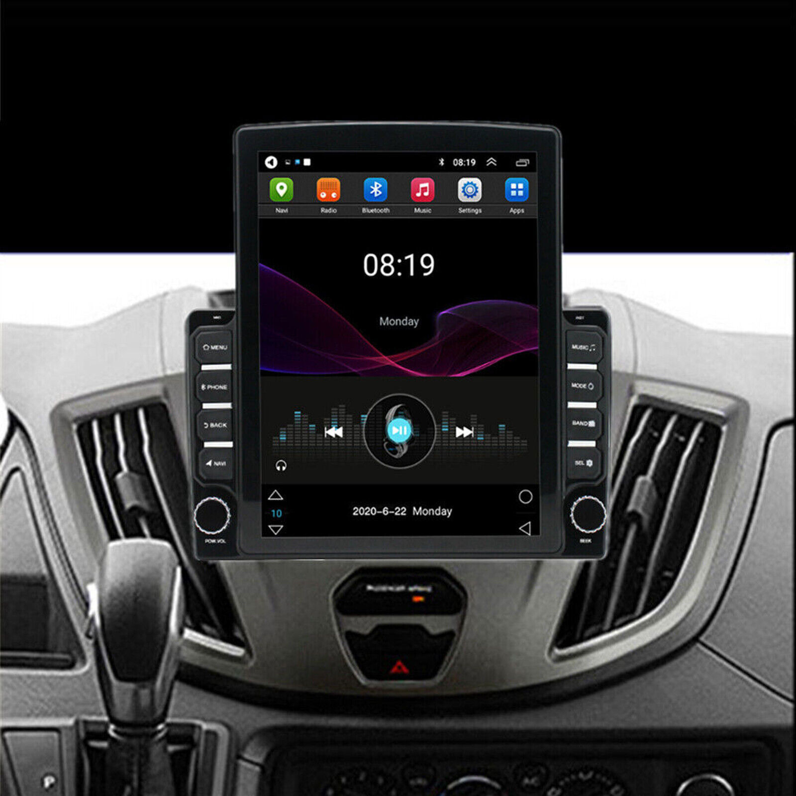 For 2013-2019 Ford Transit Apple Carplay Android 13.0 Radio Navi GPS ...