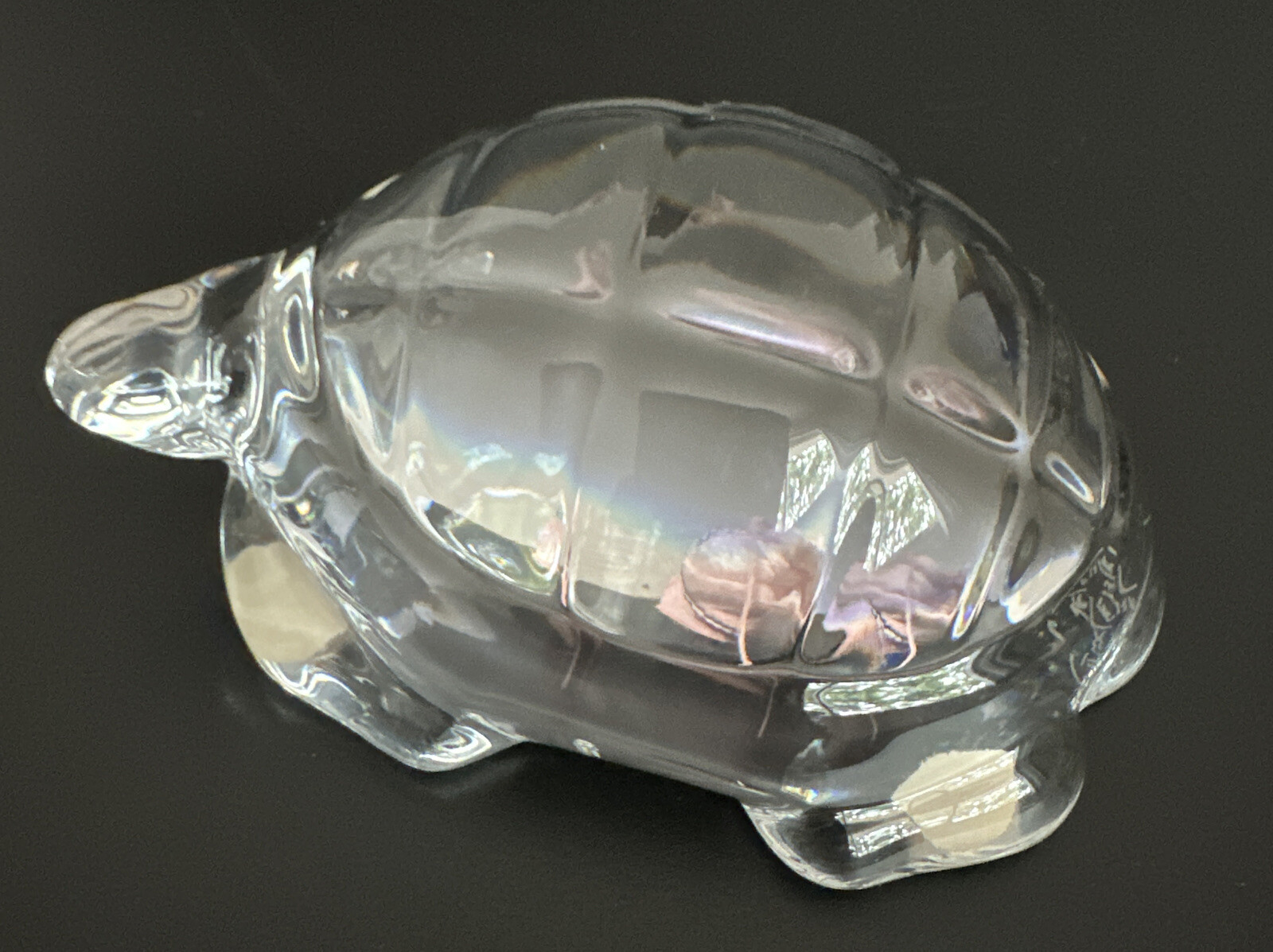Baccarat France Crystal Turtle Tortoise Figurine Paperweight | eBay