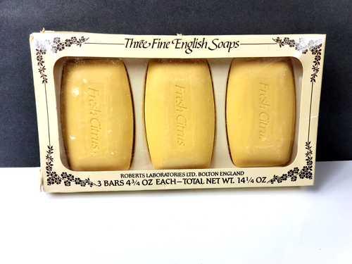 Roberts Laboratories -Three Fine Fragranced Soaps 3 x 4.75 oz each | eBay