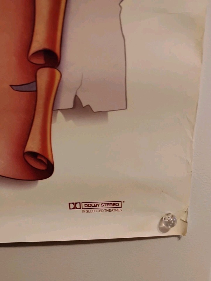 Vintage 1990 Disney's Prince & The Pauper Movie Poster 40x27 with ...