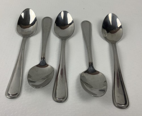 Corby Hall Las Palmas 18/10 Tea Spoon Set of 5 Used 6" | eBay