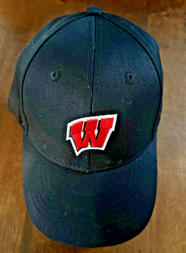Wisconsin Badgers-Black Adjustable Hat/Cap | eBay