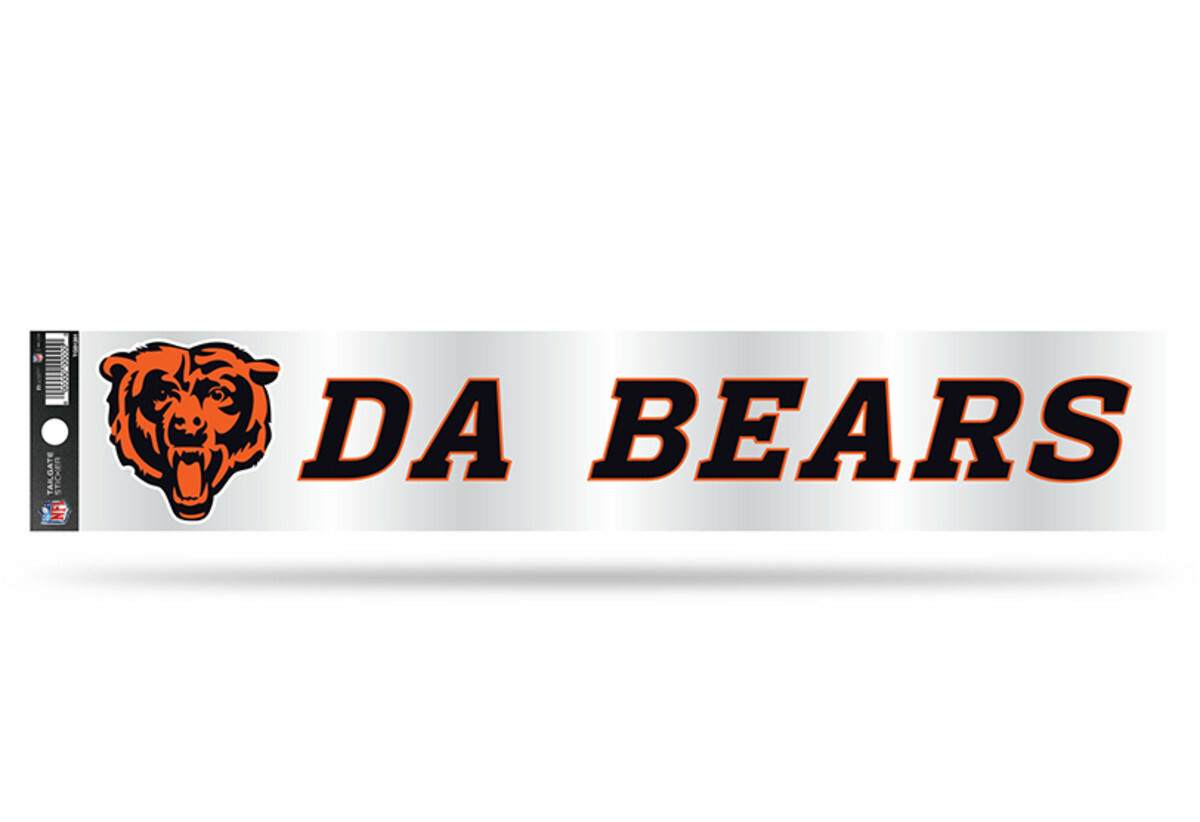 Chicago Bears NFL 3 x 17 DA Bears Slogan Decal FREE SHIP! | eBay
