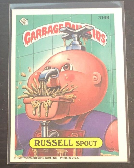 1987 Garbage Pail Kids RUSSELL SPOUT #316B | eBay
