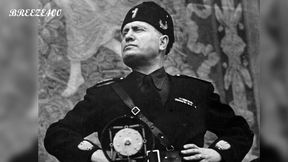 WW II PHOTO/ITALIAN PRESIDENT-DICTATOR BENITO A. MUSSOLINI/4X6 B&W ...
