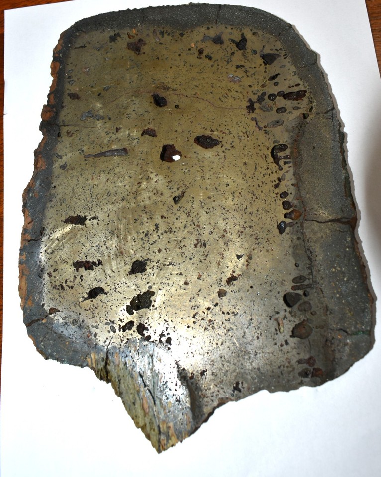 Gold in Silver Metal Ore Gas Pockets 1800s Ore Knob Copper Mine North ...