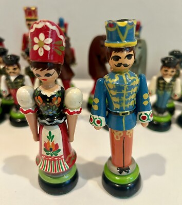26 Huszar Chess Pieces from Hungary | eBay
