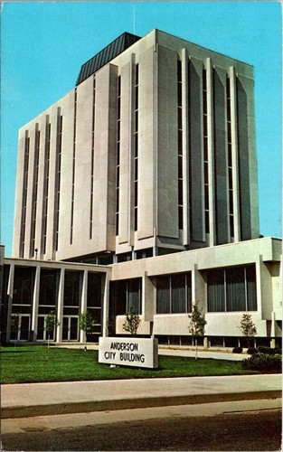 Postcard Anderson City Bldg Anderson Indiana Chrome | eBay