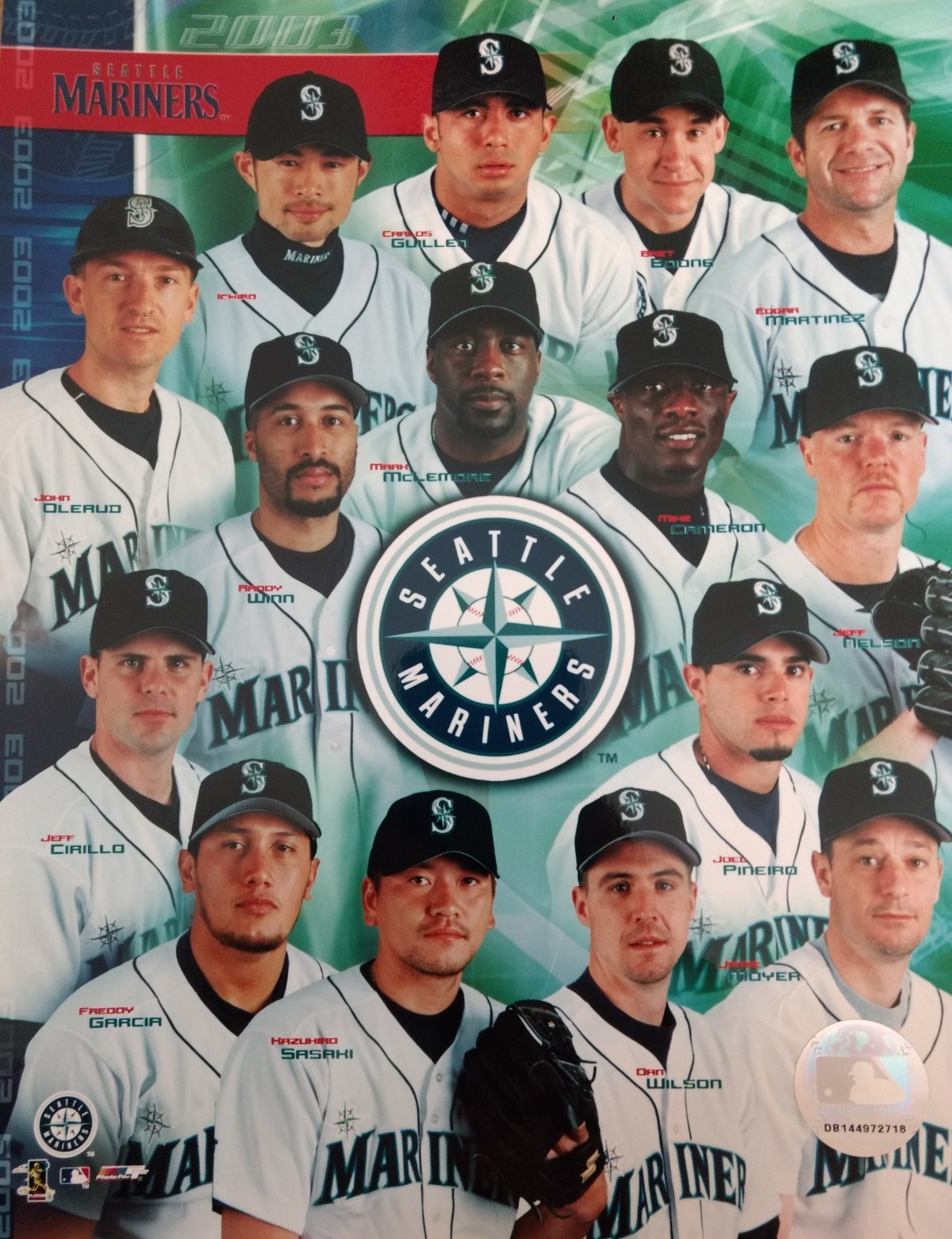 2003 SEATTLE MARINERS Team Composite 8x10 Photo | eBay