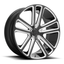 Set 4 24" DUB 1PC S255 Flex 24x10 Gloss Black Milled 6X135 Wheels 30mm ...