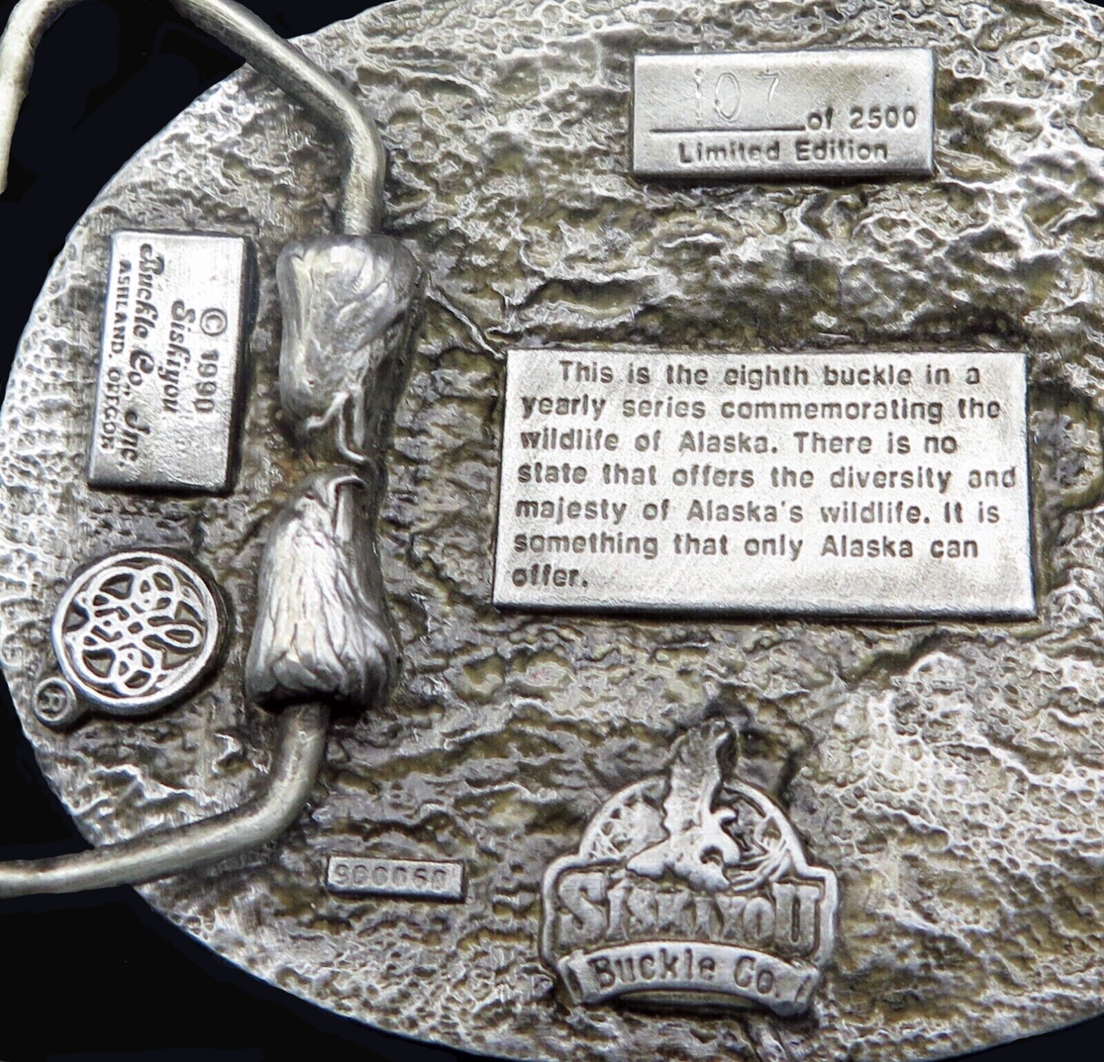 Alaska 1990 Commemorative Moose Walrus Eagle Salmon S… - Gem