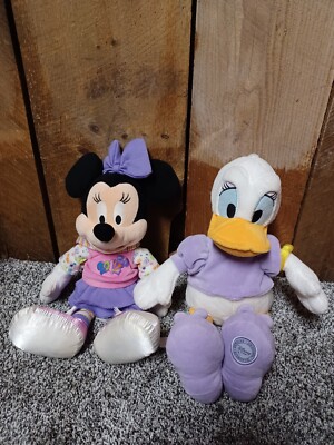 Disney Store And Disney Parks Minnie And Daisy 16” Plush Dolls Stuffies ...