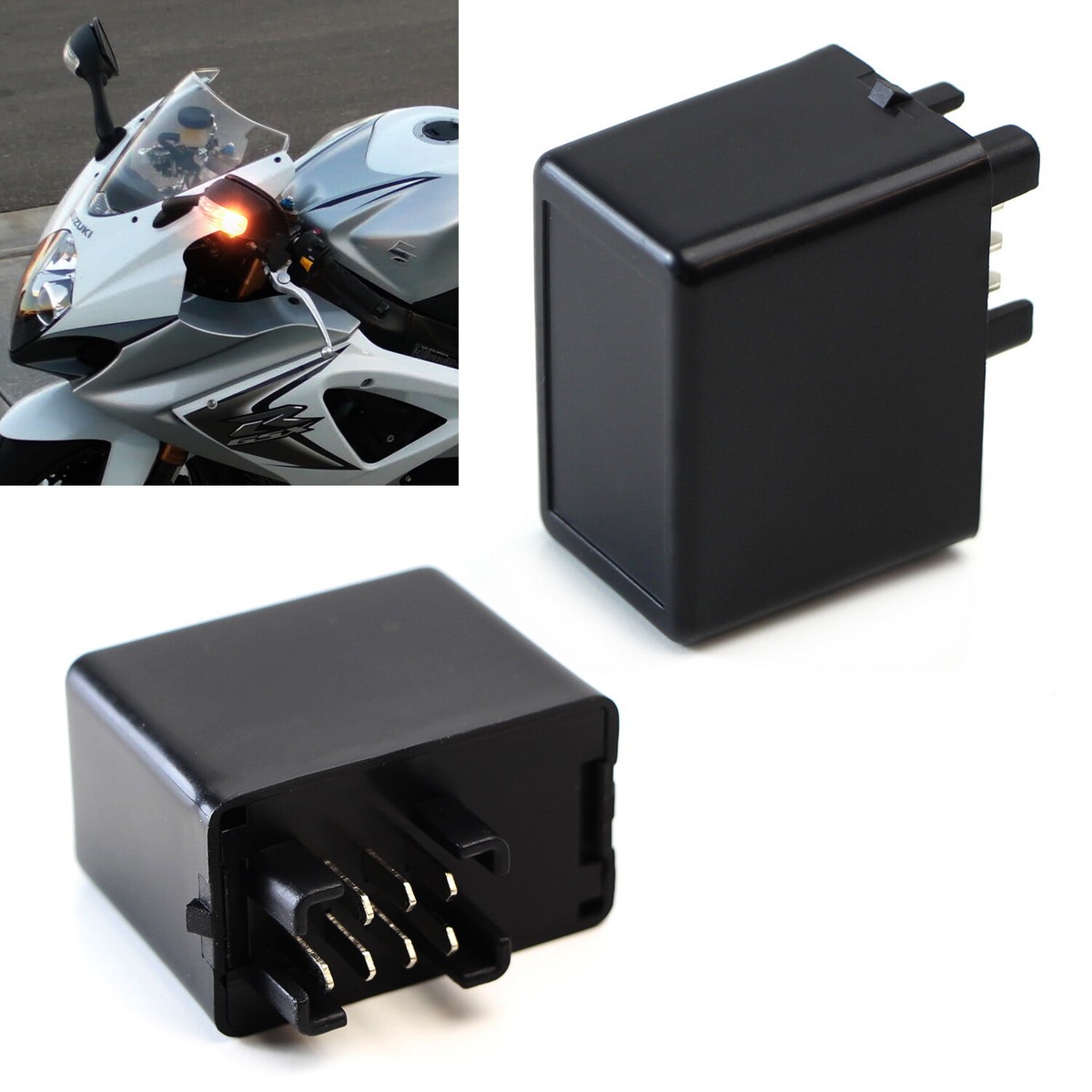 Jqx 13f Relay 7-Pin Electronic LED Flasher Relay - Fix Hyper Flash For ...
