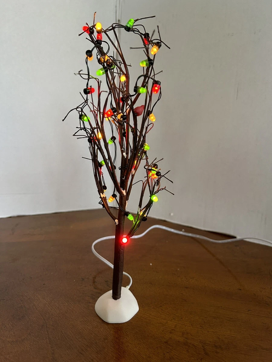 Lit Bare Branch Trees