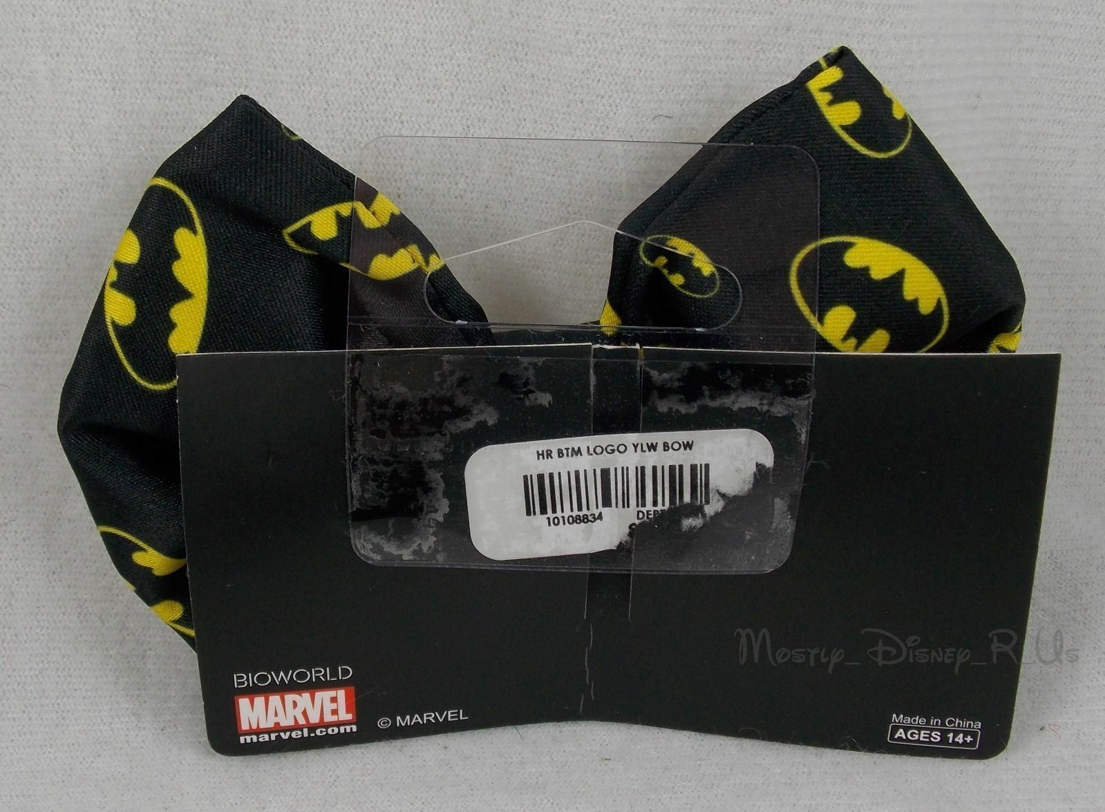 New DC Comics Batman Ribbon Bow Tie Clip-On Barrette Hair Pin Costume ...