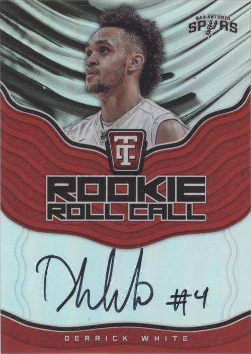 2017-18 Panini Totally Certified - Rookie Roll Call Derrick White #RRC ...