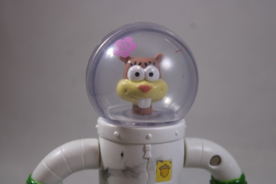 SPONGEBOB SQUAREPANTS 2002 Burger King Meal Vintage Toy SANDY CHEEKS | eBay