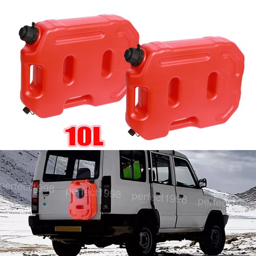 For ATV UTV Offroad 4WD Petrol 2.6Gal 10L Fuel Can Emergency Backup Gas ...