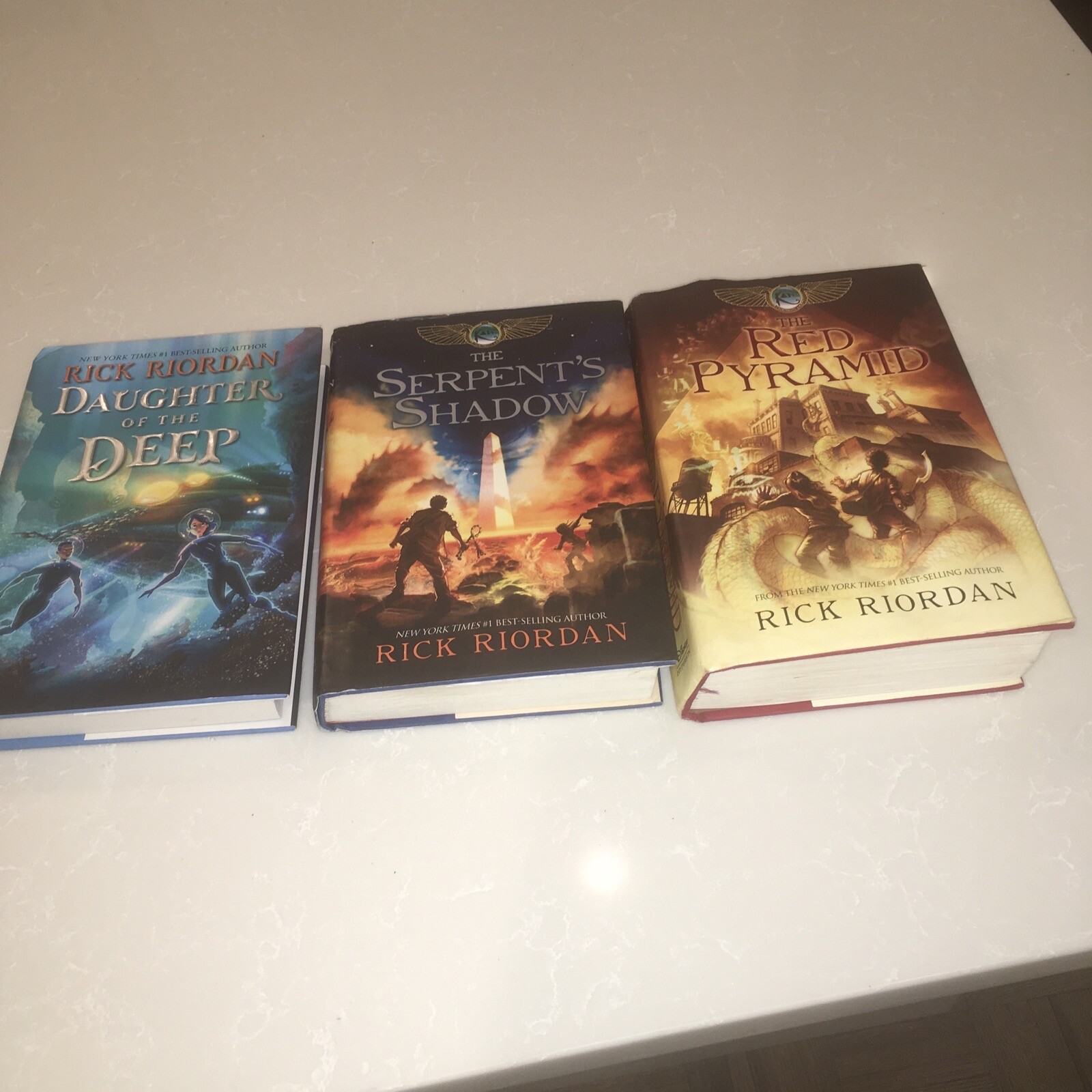 Set Of 3 Rick Riordan books, Vol 1 & 3 Kane Chronicles, Daughter Of The ...