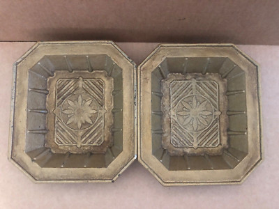 Vintage VICTORIAN CAST IRON Bread Cake Molds 2pcs MATCHING PAIR | eBay