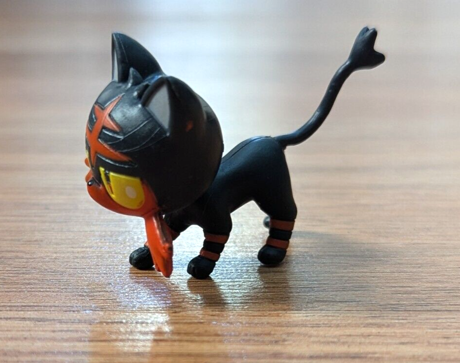 Pokemon Litten 1.5” Action Figure Toy 2018 WCT Wicked Cool Toys Posed ...