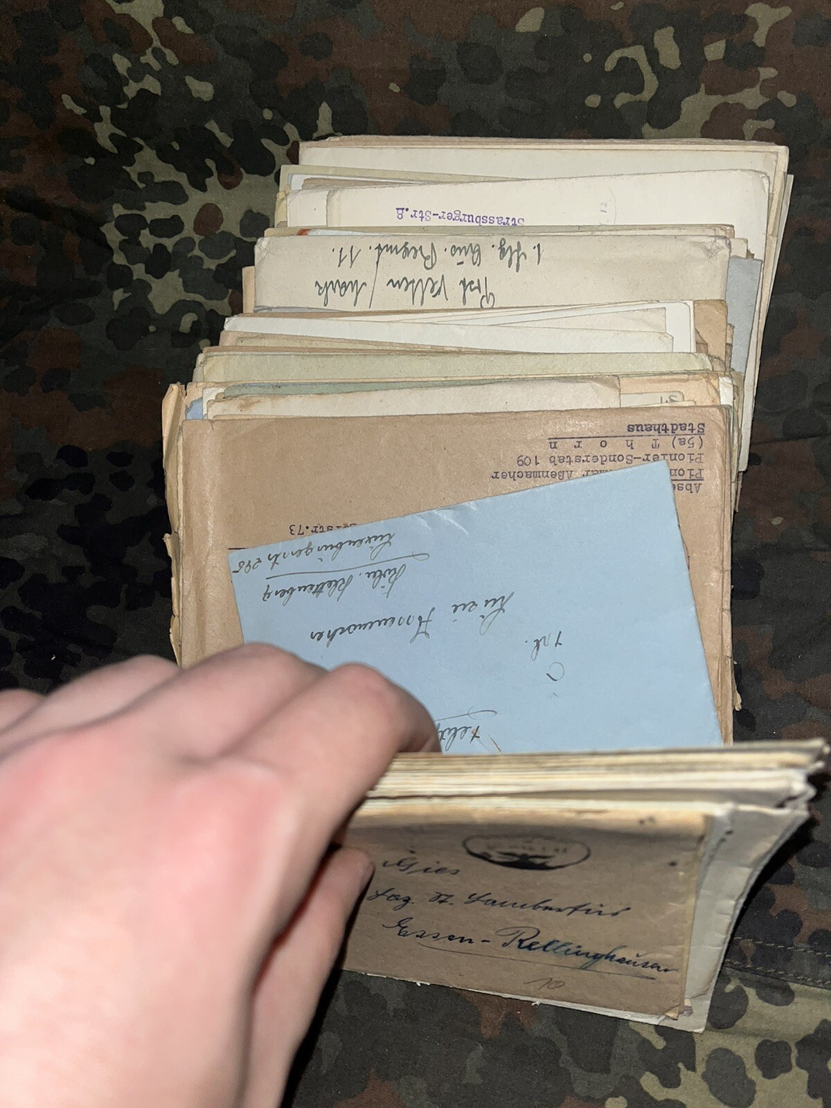 WW2 German Original Wehrmacht Feldpost Field Mail Letters/ Envelopes ...