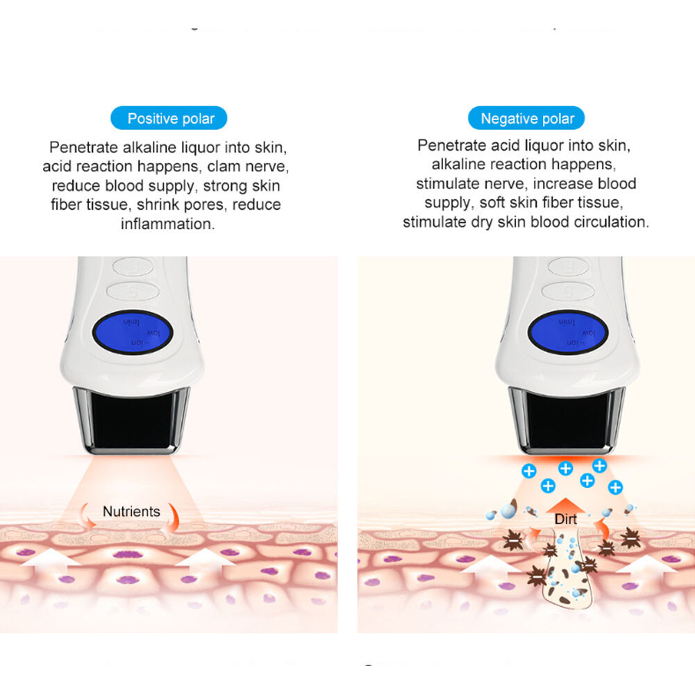 Handheld Galvanic Spa Electric Beauty Machine Facial Skin Wrinkle ...