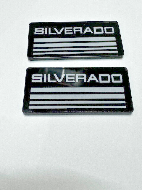 1988-1994 CHEVY SILVERADO SIDE PILLAR CAB EMBLEM BADGE SYMBOL LOGO OEM ...