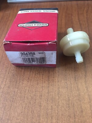 Briggs & Stratton 394358 Fuel Filter | eBay