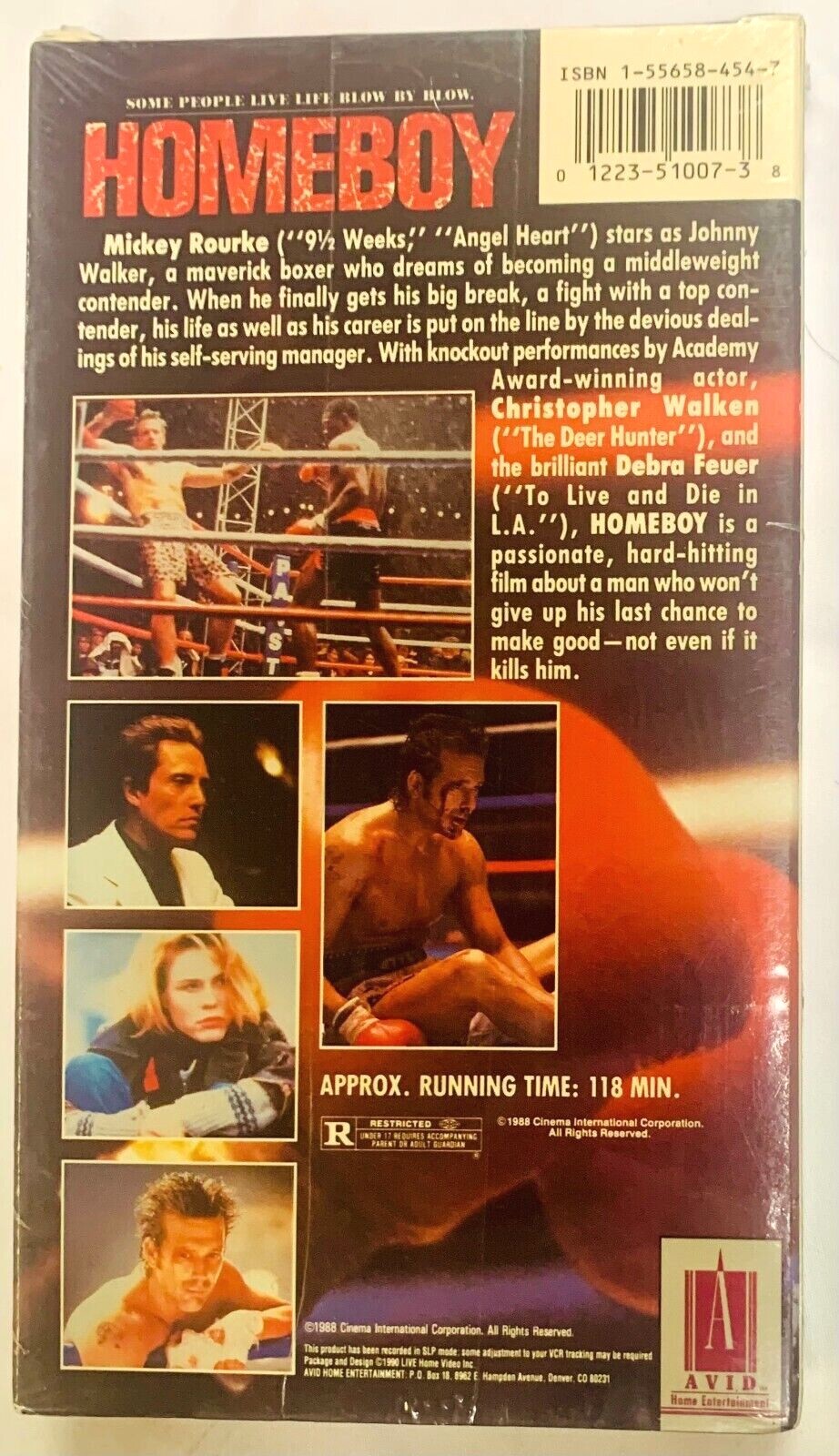 Homeboy (VHS, 1994) Mickey Rourke NEW SEALED RARE 84296059850 | eBay