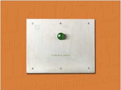Medilec EQUIPOTENTIAL JUNCTION BOX 14-Tunnels, Flush Mount Metal Plate ...