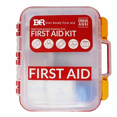 351 piece Emergency First Aid Kit Home Workplace Survival OSHA ANSI ...