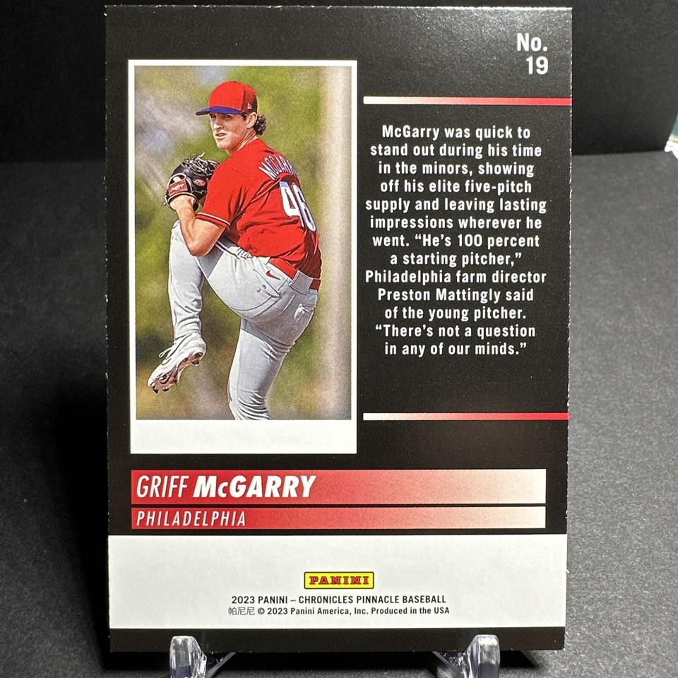 2023 Panini Chronicles Pinnacle Griff McGarry Card #19 | eBay