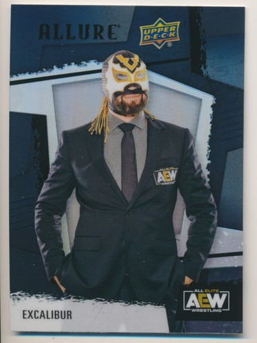 EXCALIBUR #91 2022 Upper Deck AEW Allure BLACK RAINBOW | eBay