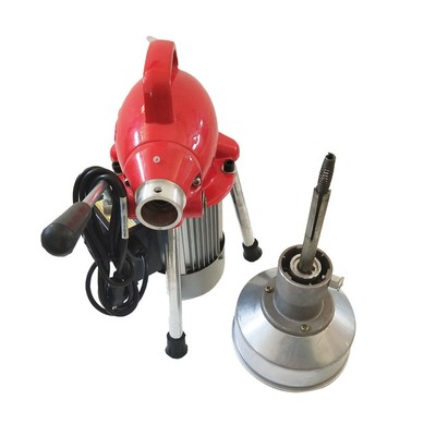 110V 3/4"-4" Sectional Pipe Drain Cleaner Cleaning Machine Electric ...