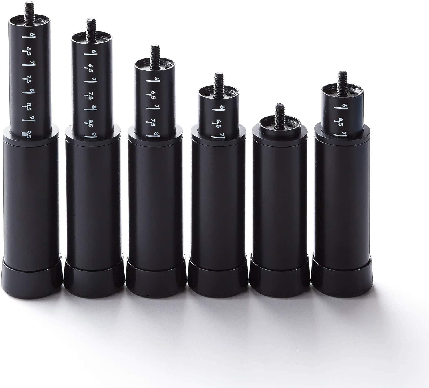 Adjustable Bed Base Legs – Set of 6 – Telescopic Adjustment ...
