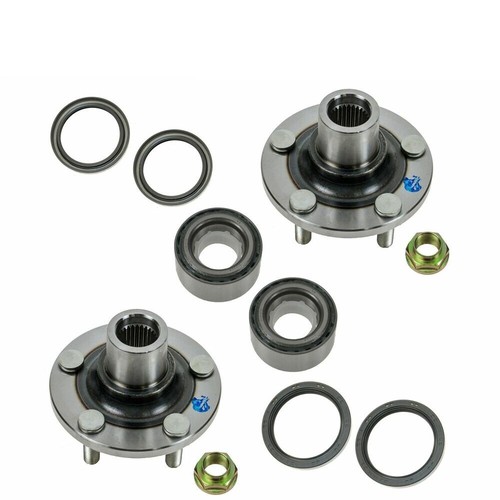 2 Front Wheel Bearing & Hub Kit 8 Piece Fits Subaru Impreza Legacy ...