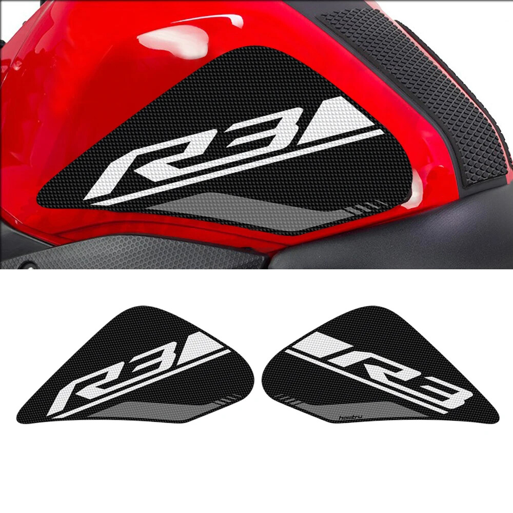 Side Tank Pad Protection Knee Grip Mat for Yamaha YZF-R3 YZF R3 2015 ...
