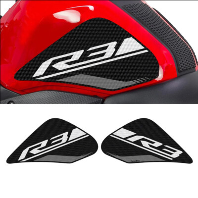 Side Tank Pad Protection Knee Grip Mat for Yamaha YZF-R3 YZF R3 2015 ...