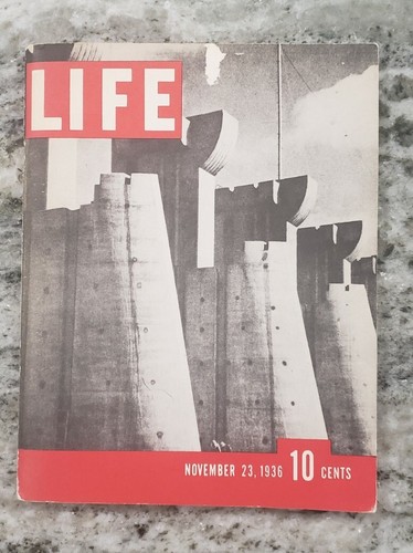 LIFE Magazine November 23, 1936 10 cents Luckies Volume 1 number 1 ...