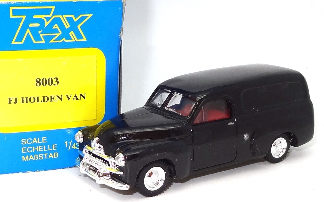 TRAX NO. 8003 FJ HOLDEN PANEL VAN - BLACK - MINT BOXED | eBay Australia
