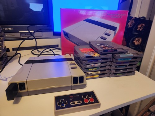 RetroUSB AVS Nintendo NES System Console w/13 Games + 8bitdo Wireless ...