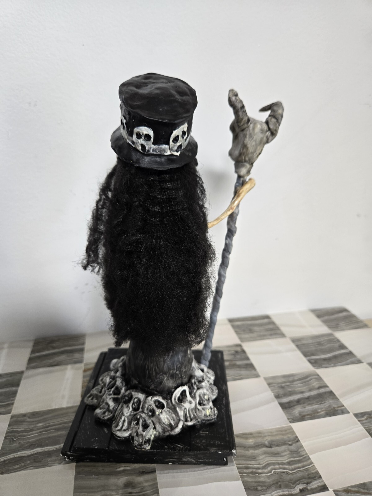 OOAK Creepy Oddity Art Doll Clay Spooky Skeleton Ghoul Voodoo Zombie ...