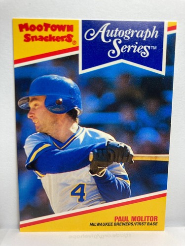 1992 Mootown Snackers Signature Series *U Pick* Baseball(Brett ...