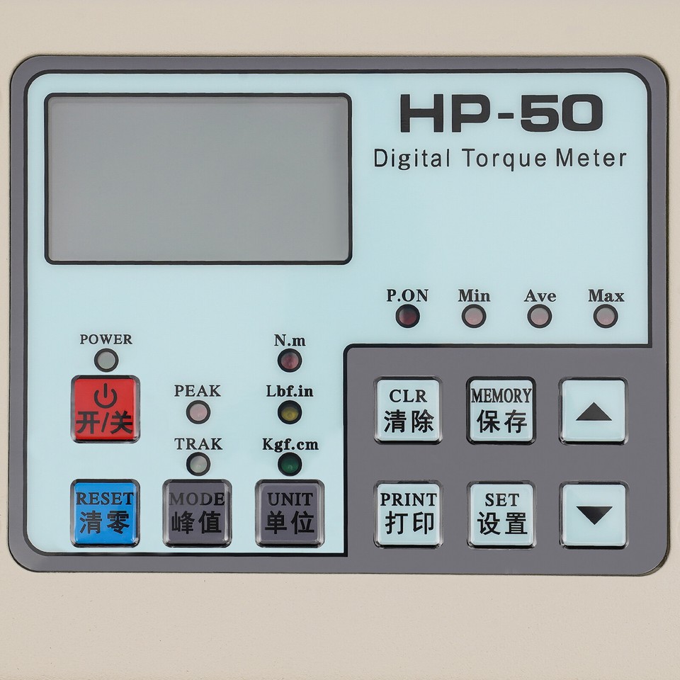 HP-50 Torque Meter Screwdriver Wrench Measure Tester Digital Torque ...