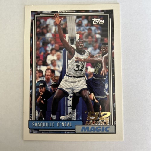 1992-93 Topps #362 Shaquille O'Neal Rookie Card RC Magic | eBay