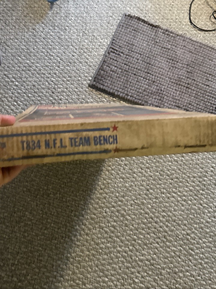 Vintage 1970’s Football Wooden Toy Chest & Team Bench NFL *RARE * New ...