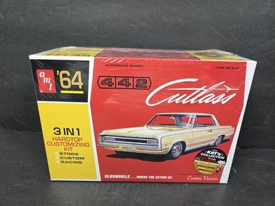 AMT 1964 '64 OLDSMOBILE CUTLASS 442 MODEL KIT Custom Version -NEW IN ...