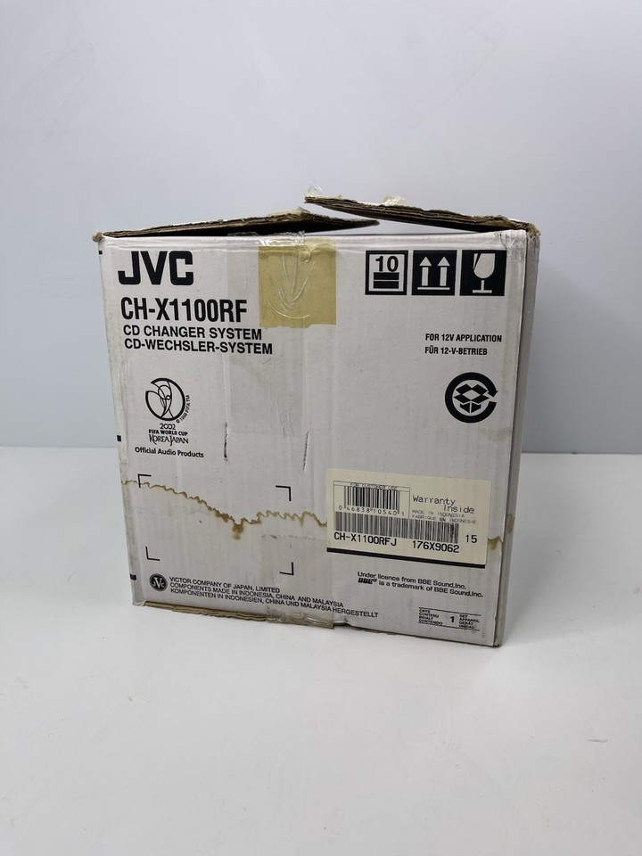Vintage JVC CH-X1100RF 12 Disc CD Changer System 12v - New In Box - | eBay