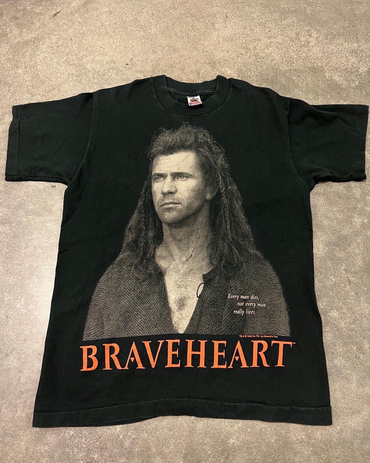 Vintage Braveheart Movie Promo 1995 T shirt Adult M Mel Gibson | eBay
